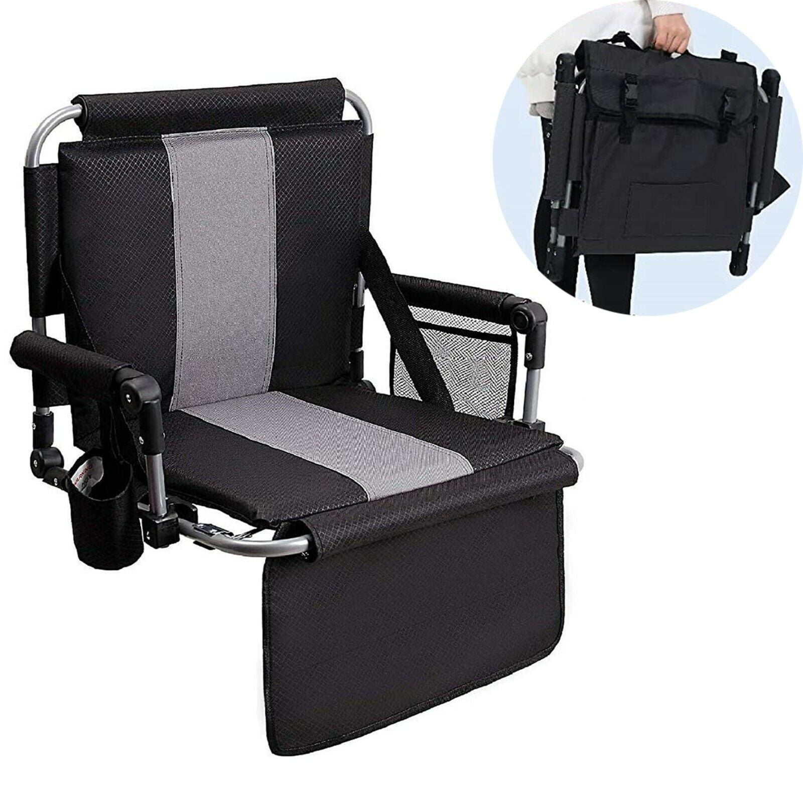 Stadium Seat Portable Folding Padded Stadium Seats for Bleacher Chair ...
