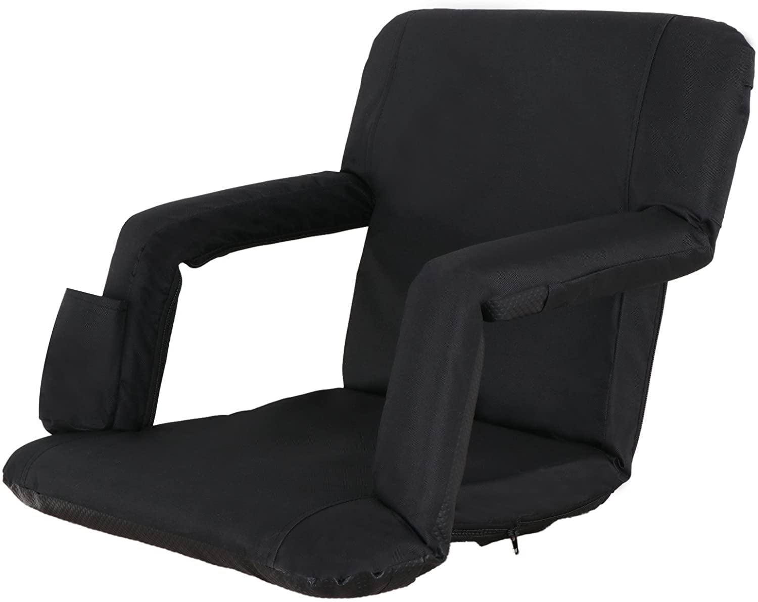 Stadium Seat Reclining Chair for Bleachers w/Backs, Padded Cushion ...