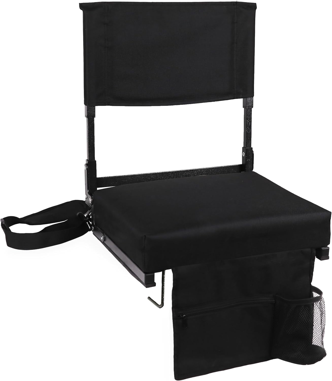 Stadium Seat with Back Support Bleacher Chair with Back and Cushion ...