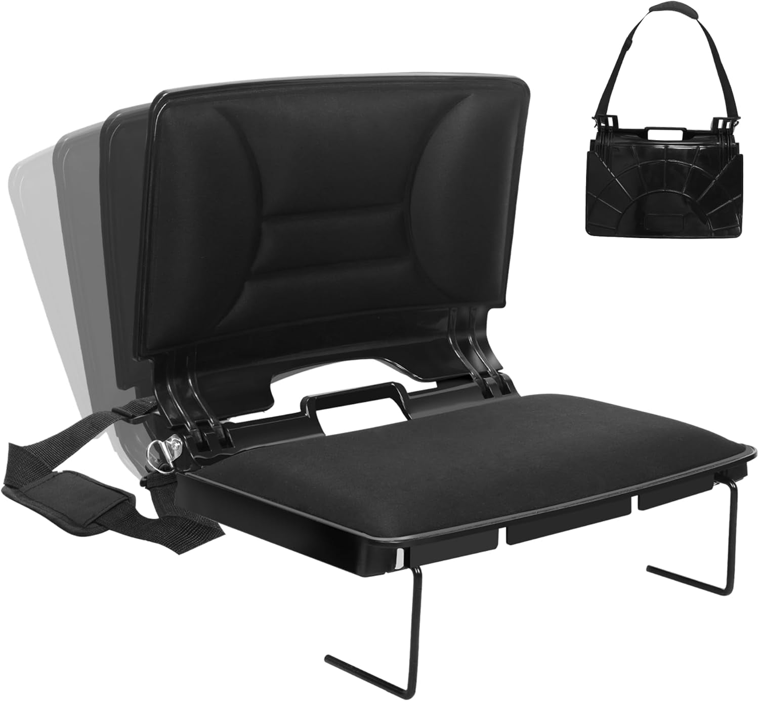 Stadium Seats with Back Support – Padded Bleacher Chairs with Back and ...