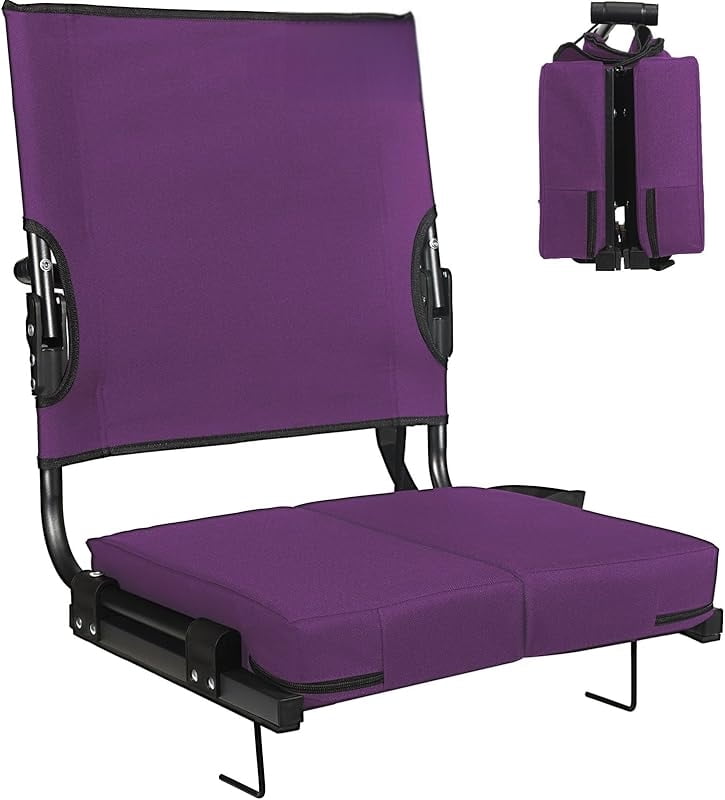 Stadium Seats for Bleachers with Back Support Wide, Portable Bleacher ...