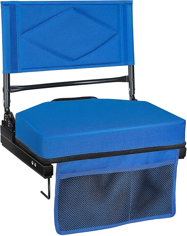 Stadium Seats for Bleachers with Back Support Wide, Portable Bleacher ...