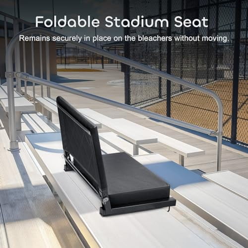 Stadium Seats with Adjustable Back Support Portable Bleacher Seats with ...