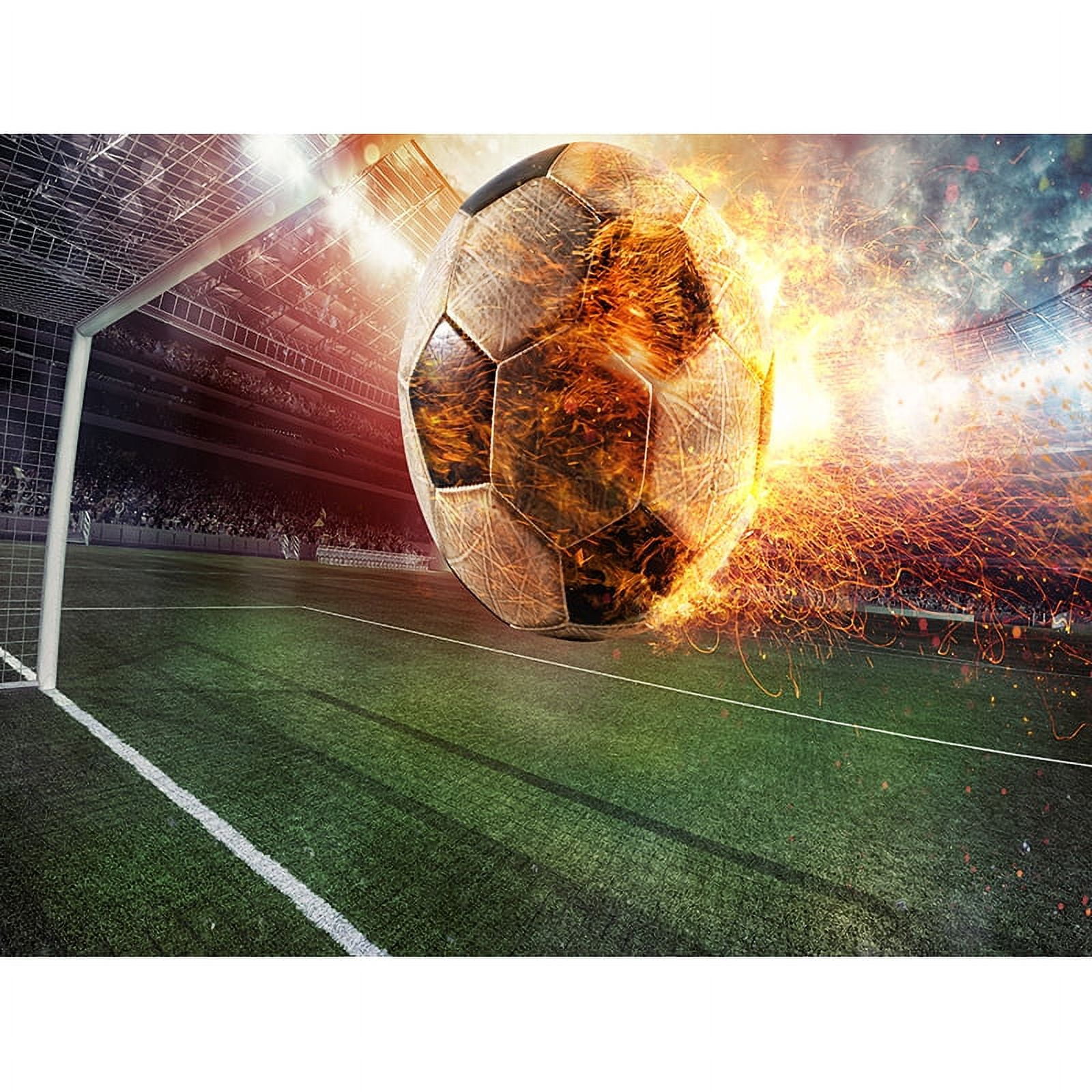 Stadium Trophy Soccer Photography Background Final Match Pitch Ball ...