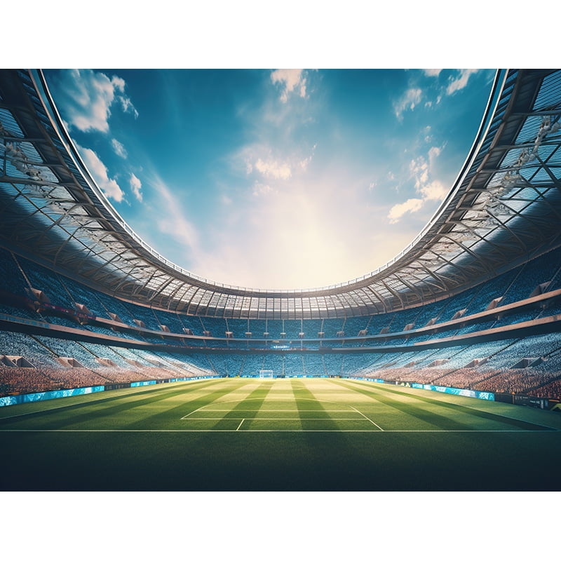 Stadium Trophy Soccer Photography Background Final Match Pitch Ball ...