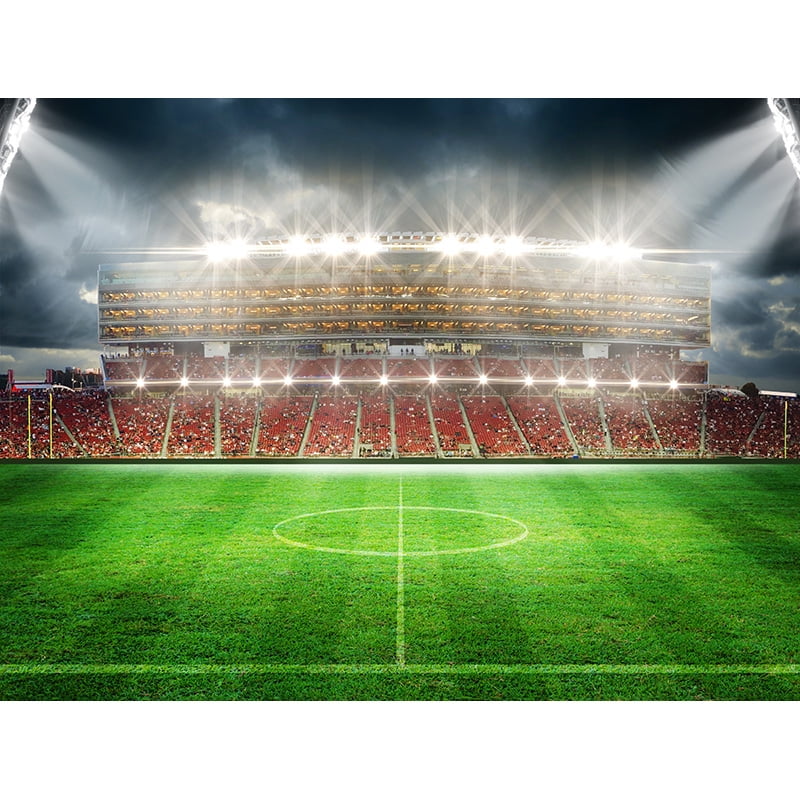 Stadium Trophy Soccer Photography Background Final Match Pitch Ball ...