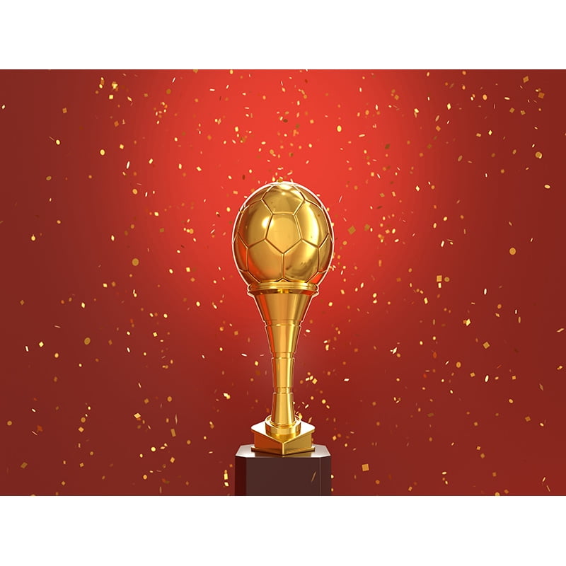 Stadium Trophy Soccer Photography Background Final Match Pitch Ball ...