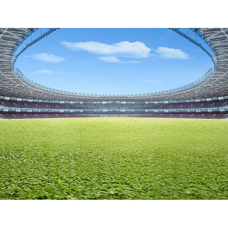 Stadium Trophy Soccer Photography Background Final Match Pitch Ball ...