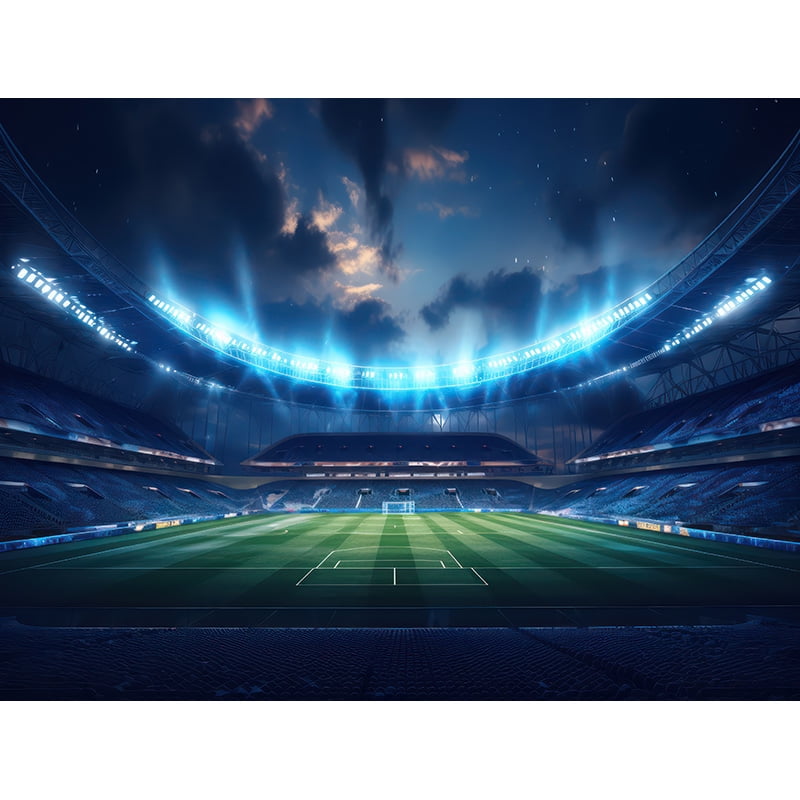 Stadium Trophy Soccer Photography Background Final Match Pitch Ball ...