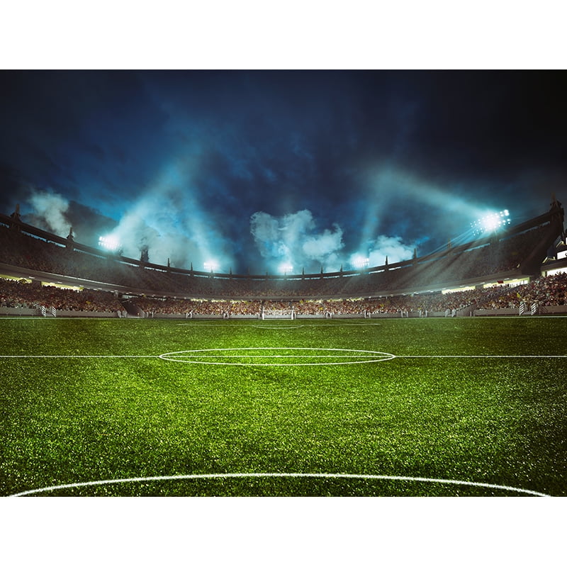 Stadium Trophy Soccer Photography Background Final Match Pitch Ball ...
