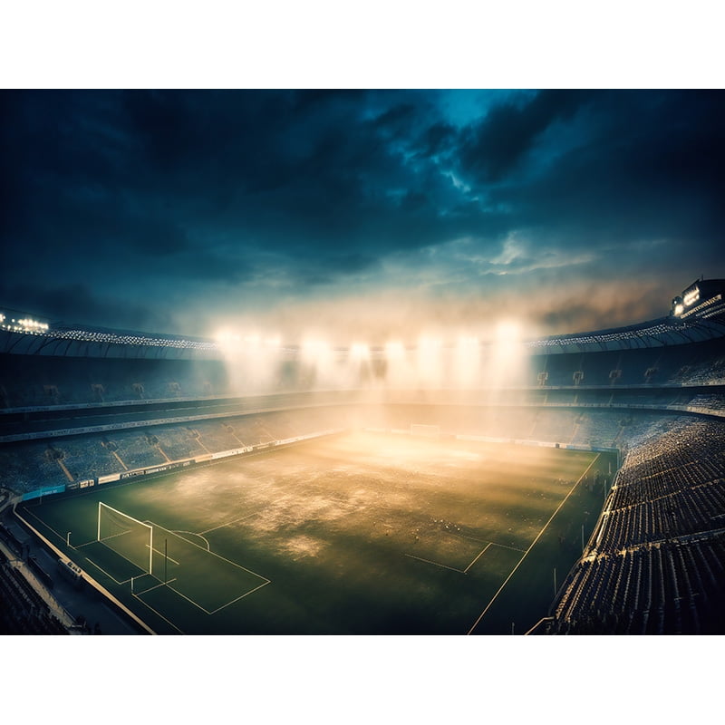 Stadium Trophy Soccer Photography Background Final Match Pitch Ball ...