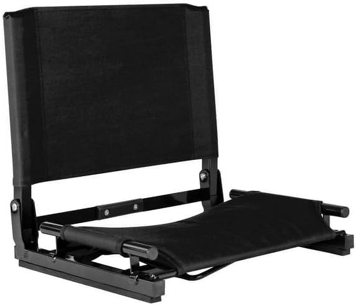 StadiumChair Gamechanger Bleacher Seat Black - Walmart.com