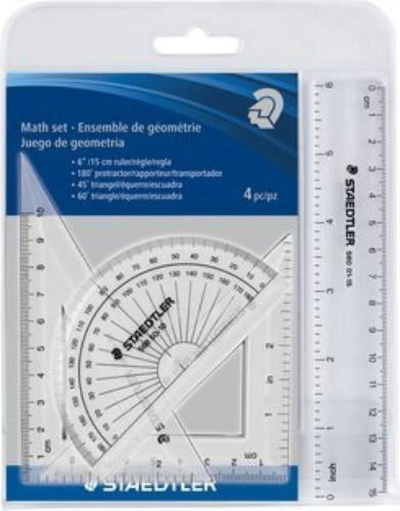 Staedtler 4 Piece Math Set 569WP4 - Walmart.com
