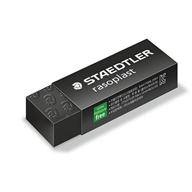 Staedtler 526 B20-9 Rasoplast Eraser - Black (Pack of 20) - Walmart.com
