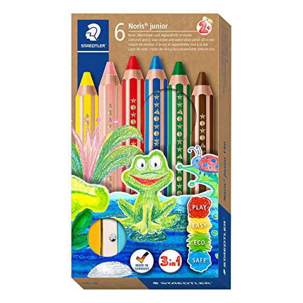 Staedtler Colored Pencils Norris Jr. 6 Colors Watercolor Pencils 140 C6 ...