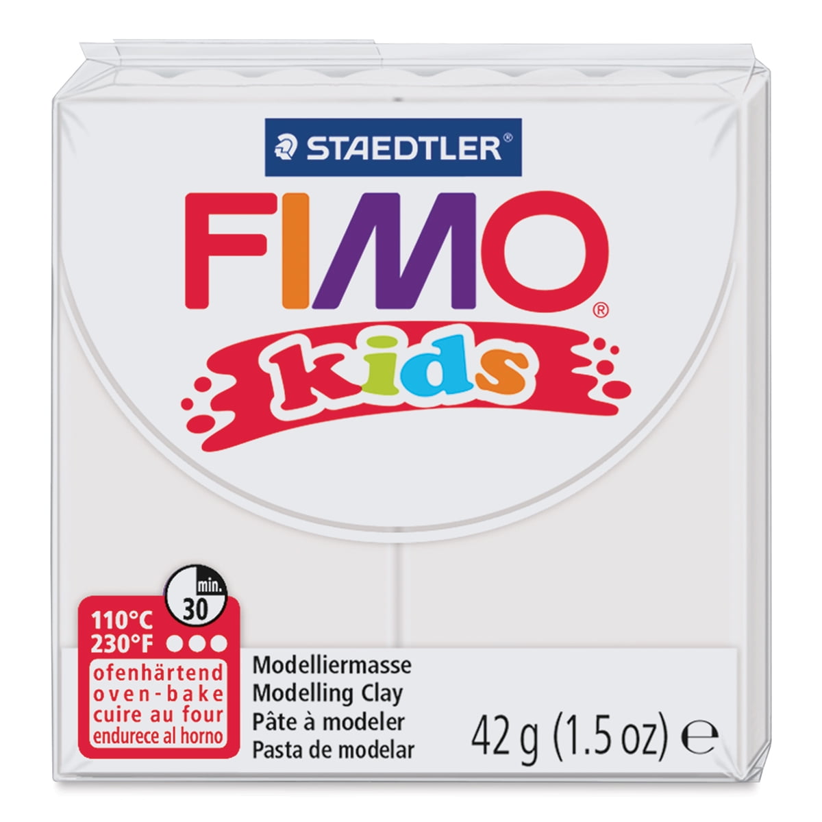 Staedtler Fimo Kids Polymer Clay - White, 1.5 oz - Walmart.com