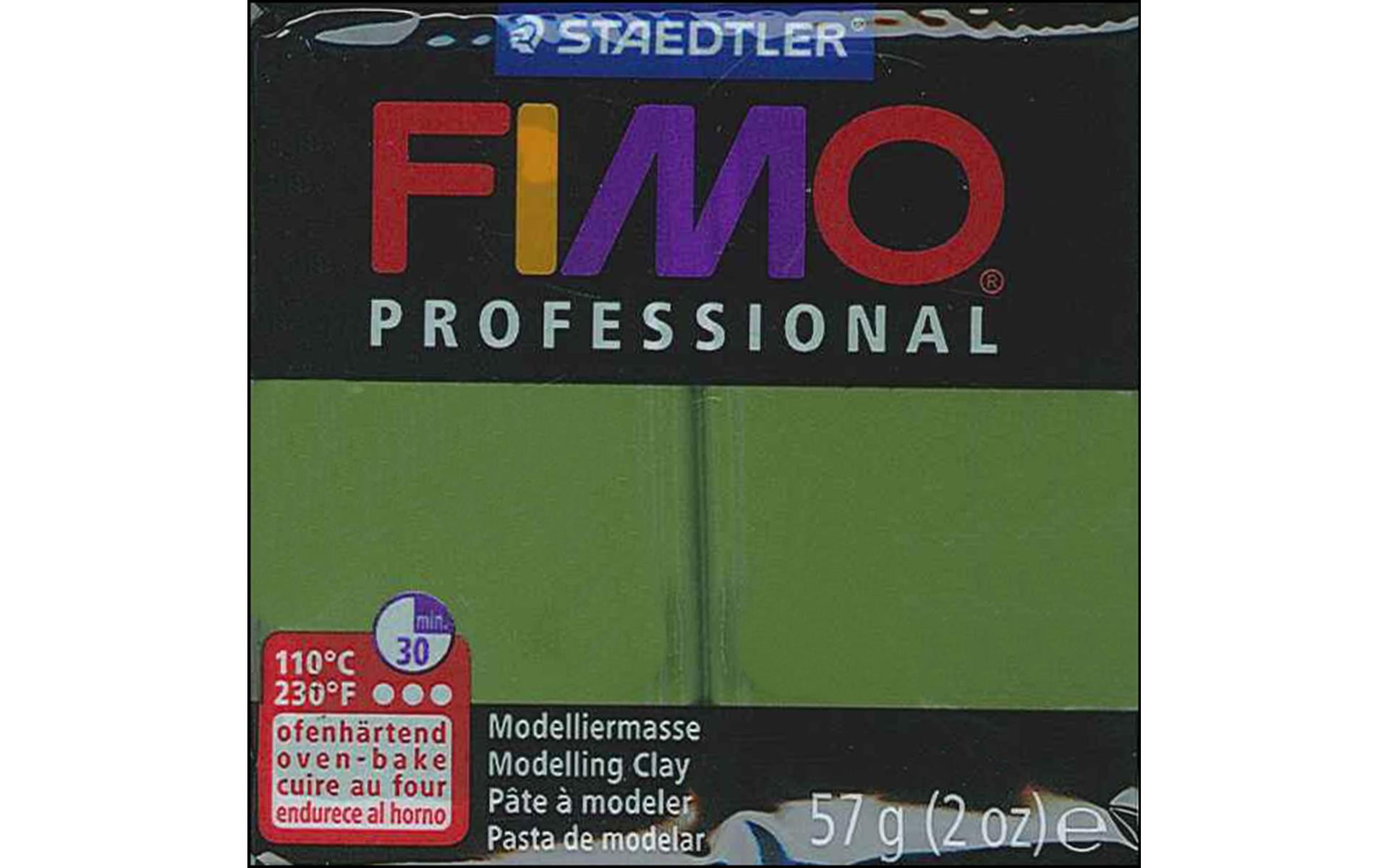 Staedtler Fimo Professional Polymer Clay - Leaf Green, 2 oz - Walmart.com