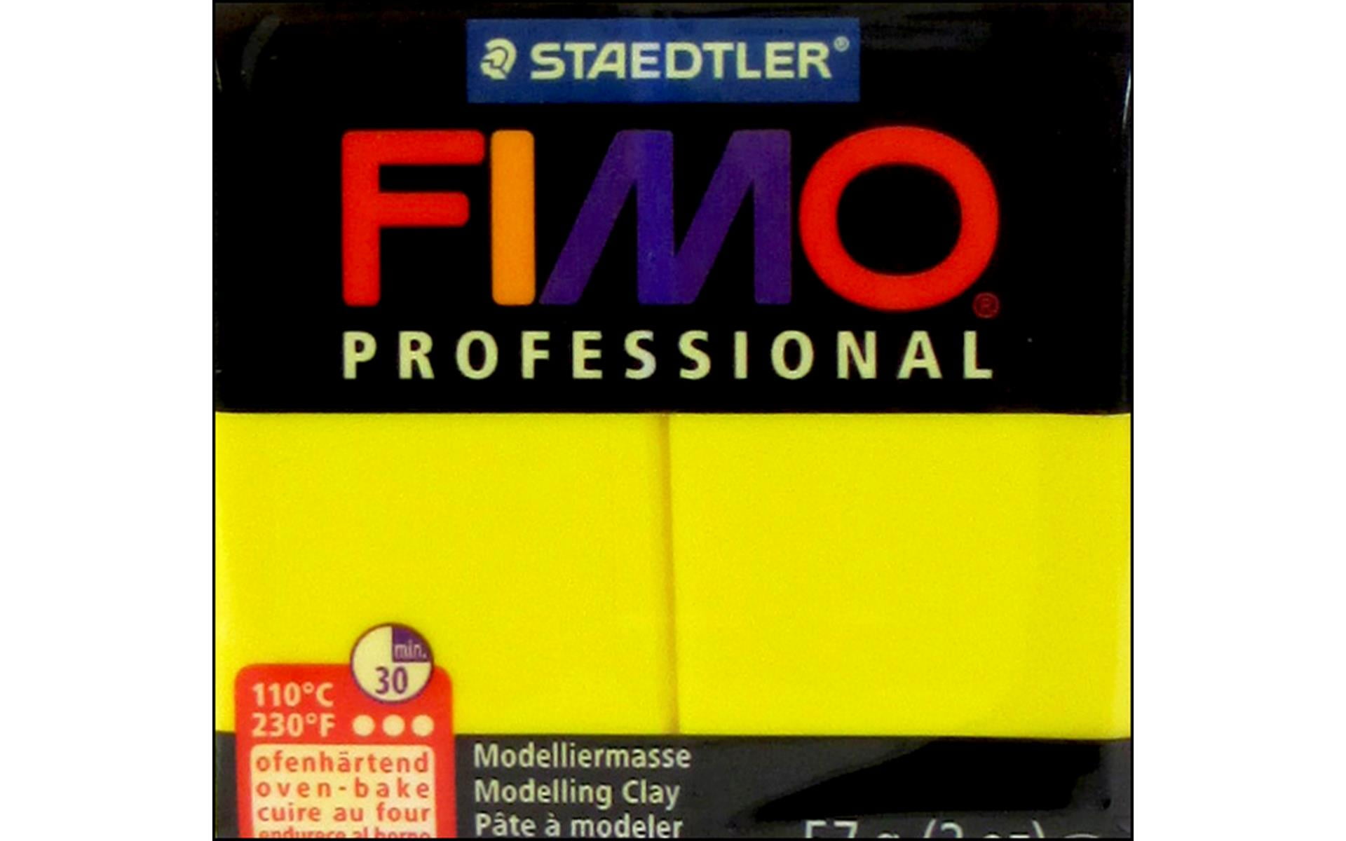Staedtler Fimo Professional Polymer Clay - True Yellow, 2 oz - Walmart.com