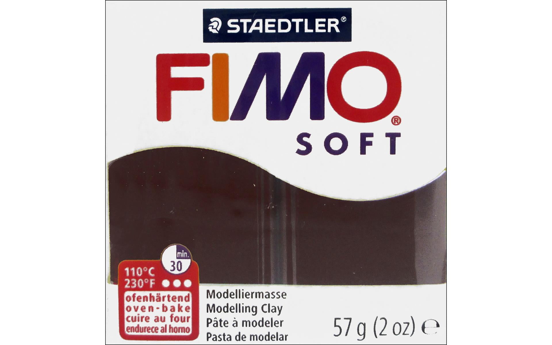 Staedtler Fimo Soft Polymer Clay - 2 oz, Chocolate - Walmart.com