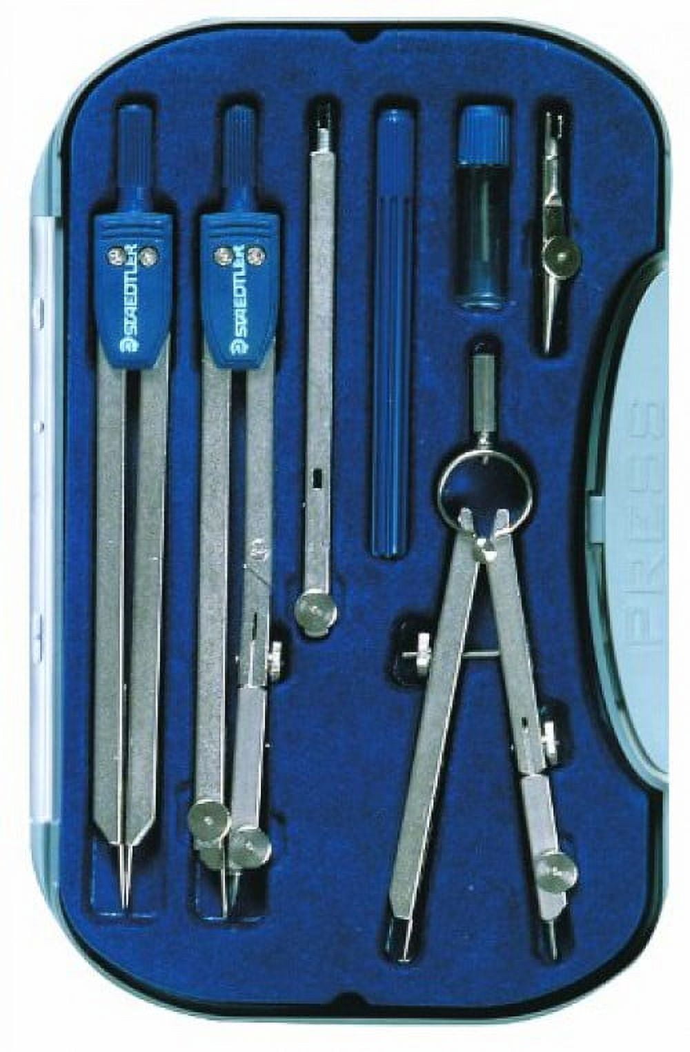 Staedtler Mars Compass Set in Storage Case, 9 pieces (559 09) - Walmart.com