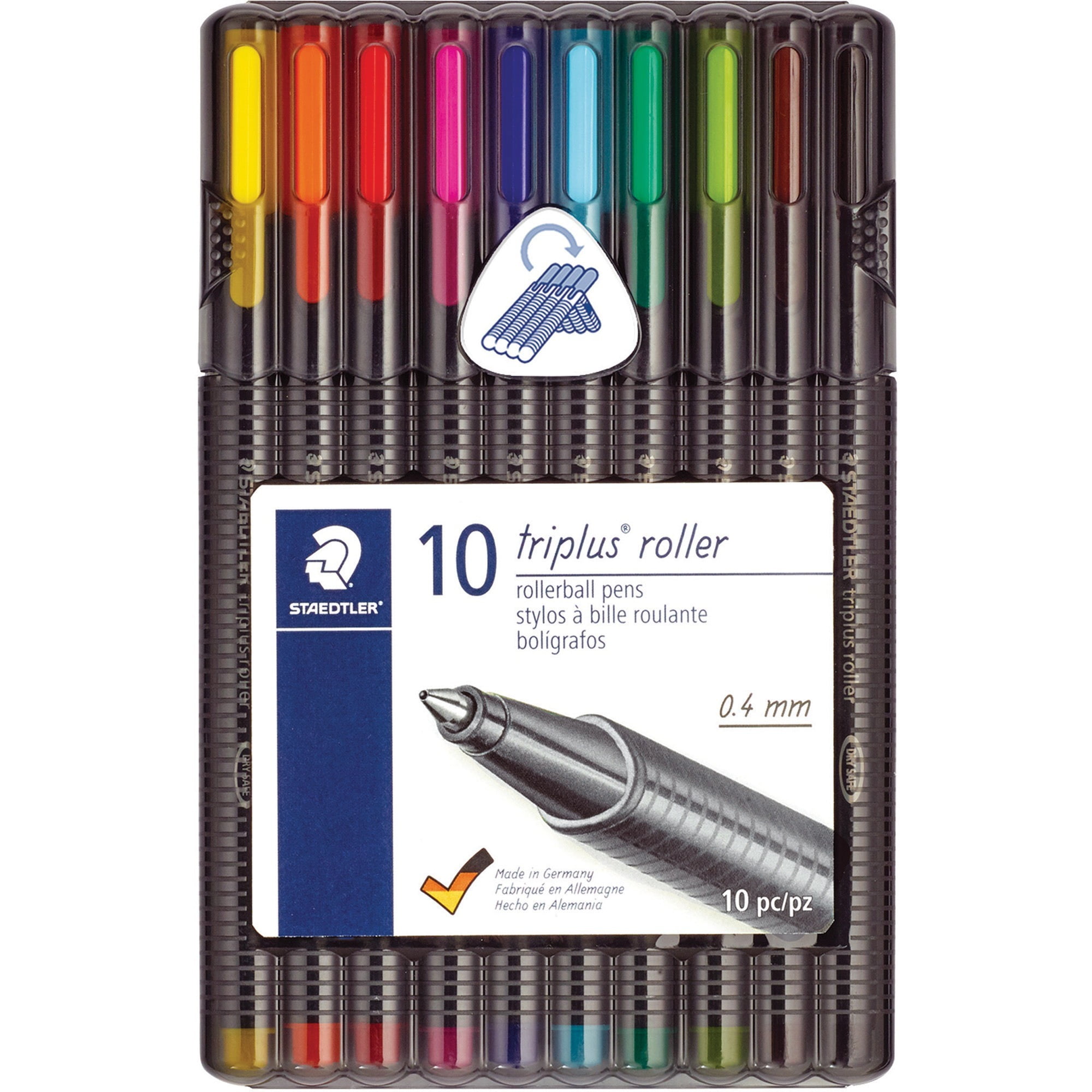 Staedtler, STD403SB10A6, 10 Triplus Roller Rollerball Pens, 1 / Set ...