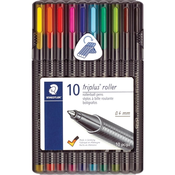 Staedtler, STD403SB10A6, 10 Triplus Roller Rollerball Pens, 1 / Set ...