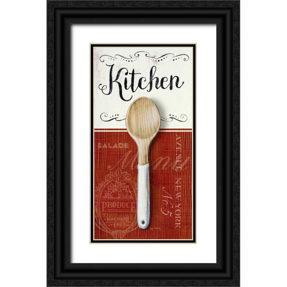 Staehling, Angela 9x14 Black Ornate Wood Framed with Double Matting ...