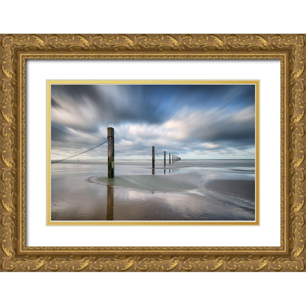 Staelens, Christophe 24x17 Gold Ornate Wood Framed with Double Matting ...