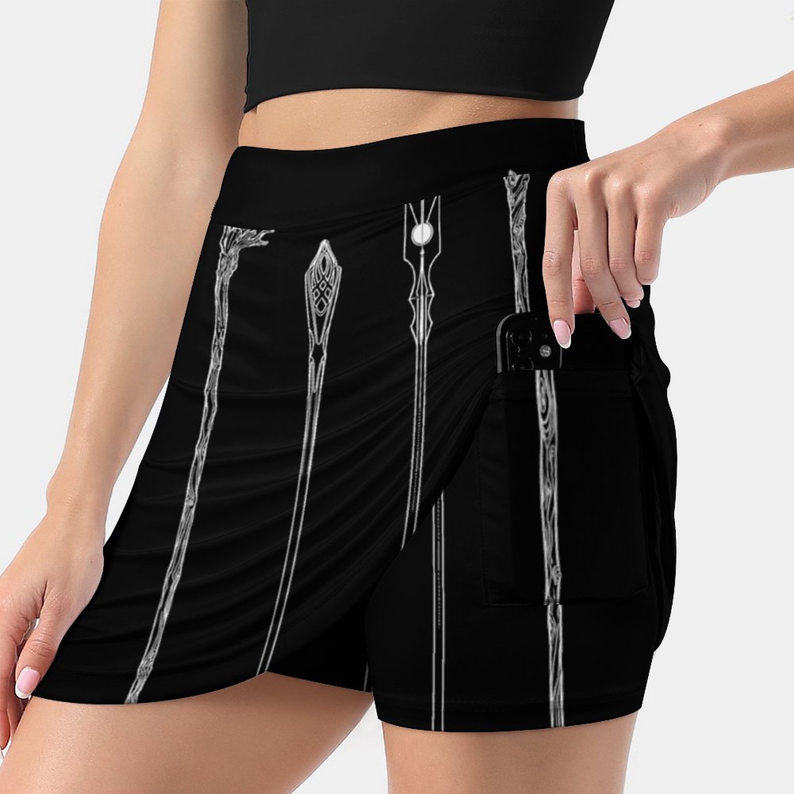 Staff Of The Istari Women's skirt Y2K Summer Clothes Kpop Style Trouser ...