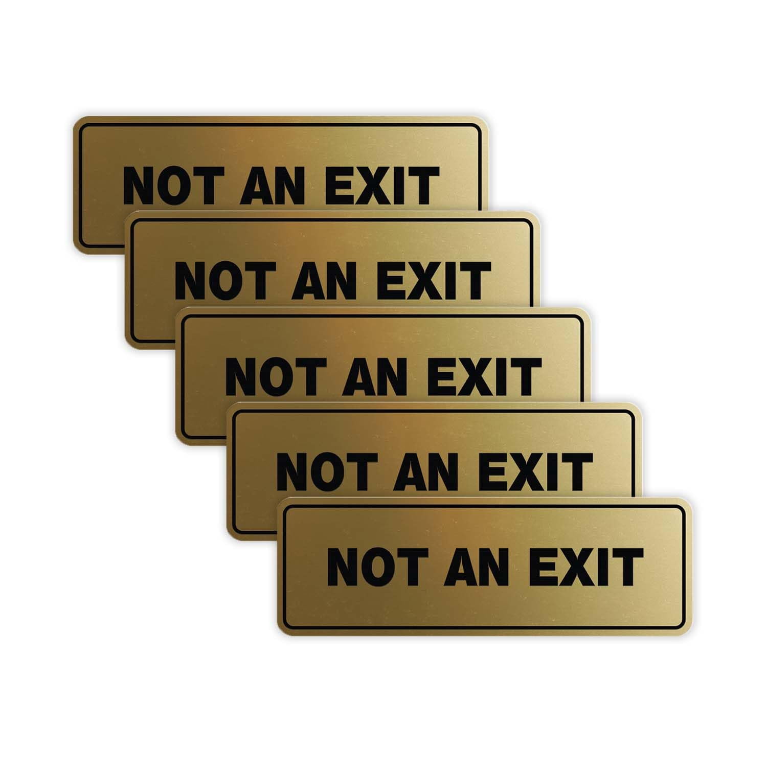 Staff Only Door Wall Sign for Business Office Warehouse, Clear Bold ...