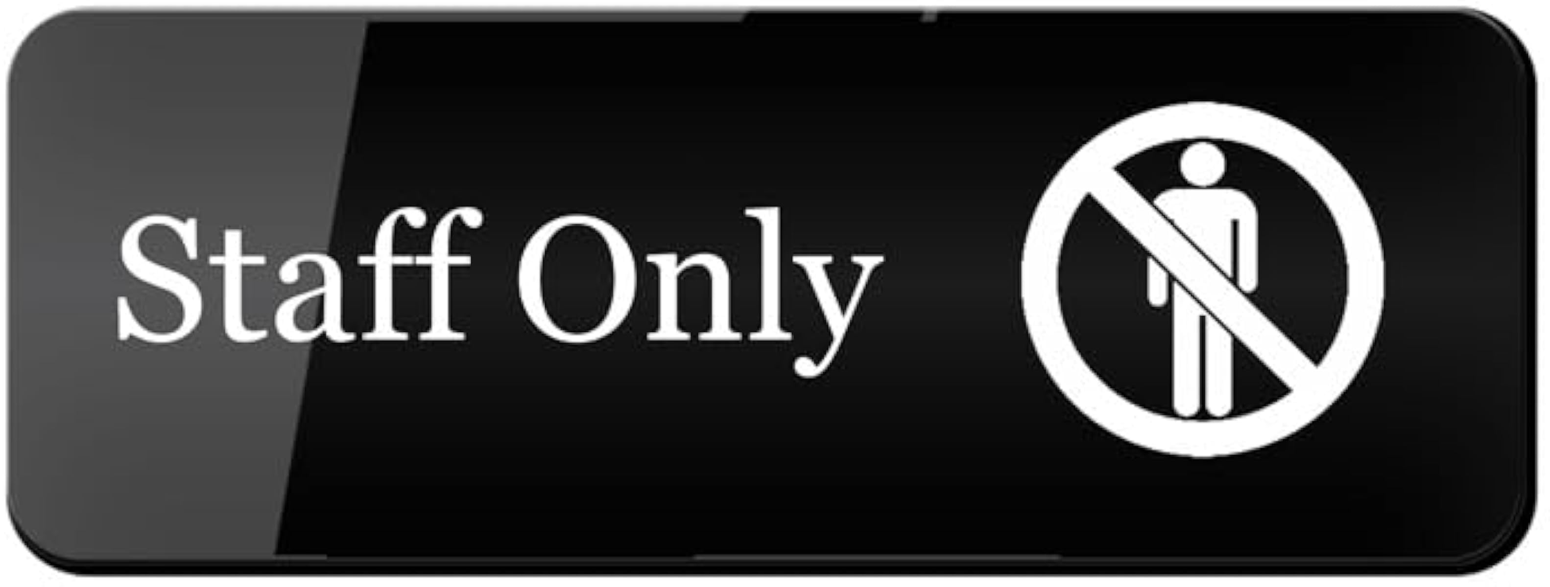Staff Only Outdoor Signs Acrylic Design Plate Acrylic Plastic Sign ...