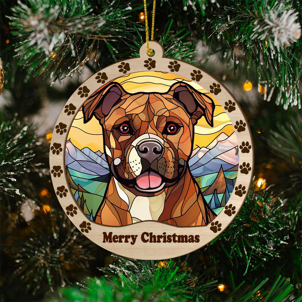 Staffordshire Bull Terrier Christmas Decorations, Staffordshire Bull ...