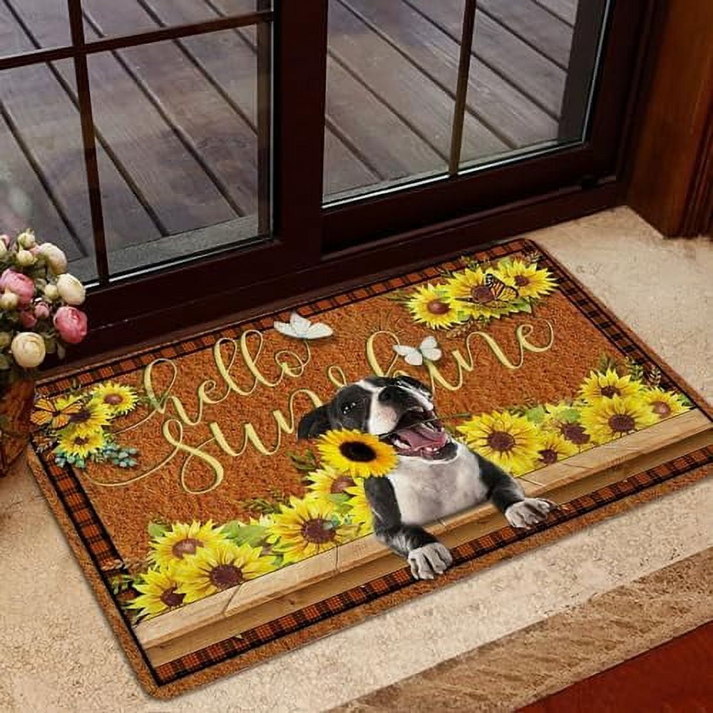 Staffordshire Bull Terrier Dog Doormat Non-Slip Absorbent Resist Dirt ...