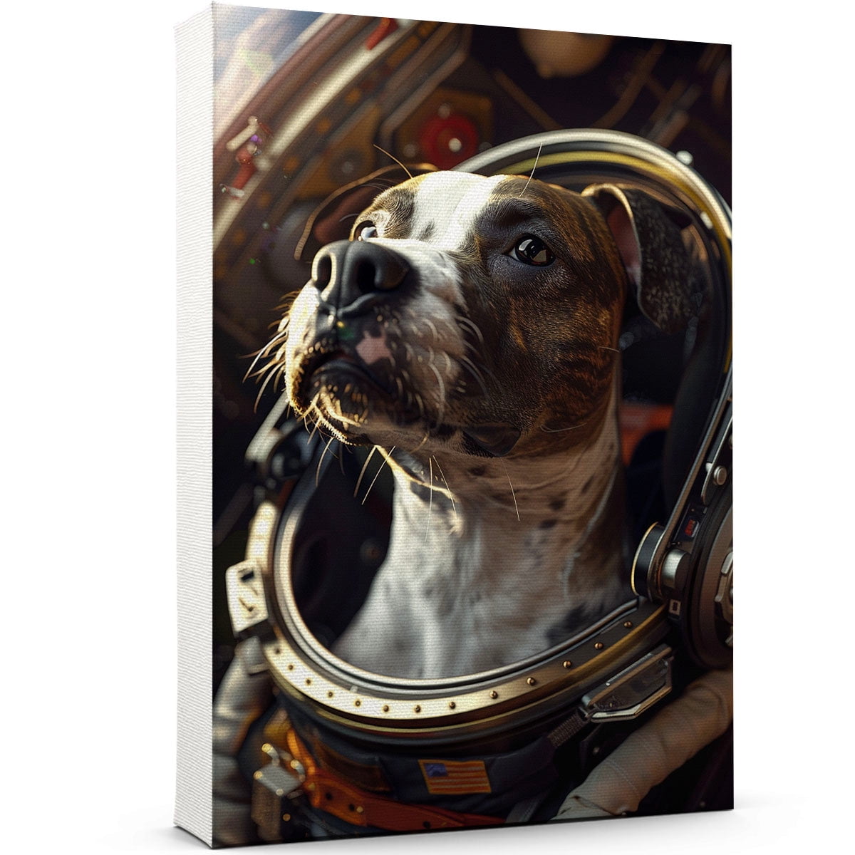 Staffordshire Bull Terrier Dog Wall Decor - Space Wall Decor - Space ...