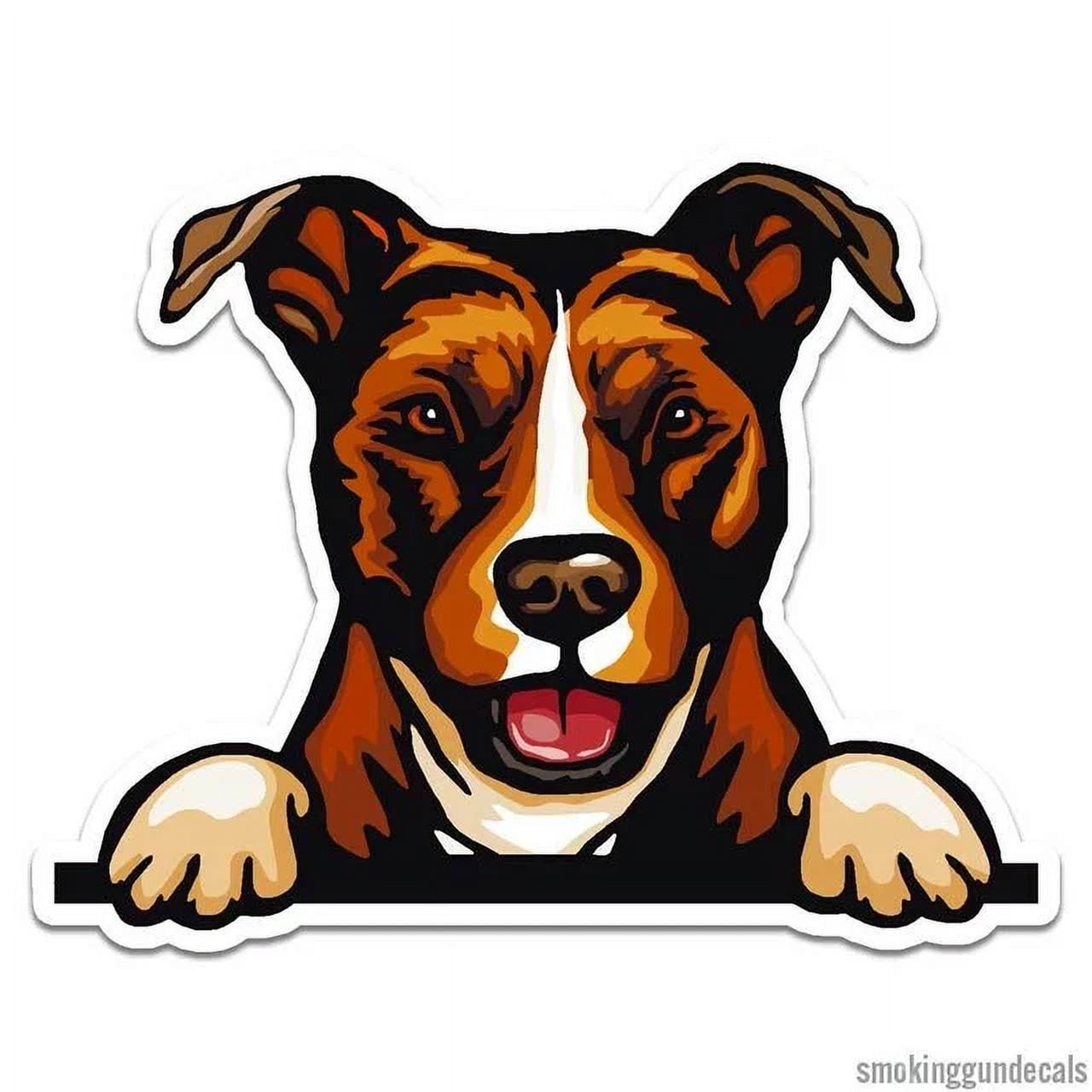 Staffordshire Terrier Sticker Indoor Outdoor Phone Decal Water Bottle ...