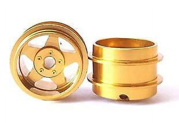 Staffs Slot Cars UK 5 Spoke Alloy Rims Wheels Gold x 2 Staffs02 New ...