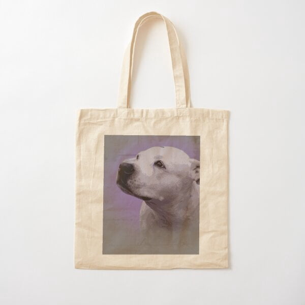 Staffy Study Cotton Tote Bag Canvas Tote Bag, Family Gift For Mother ...