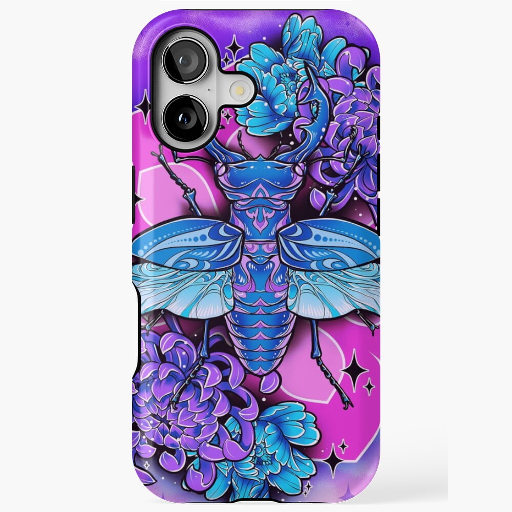 Stag Beetle Insect Inspired Illustration Art iPhone 17 11 12 13 14 15 ...