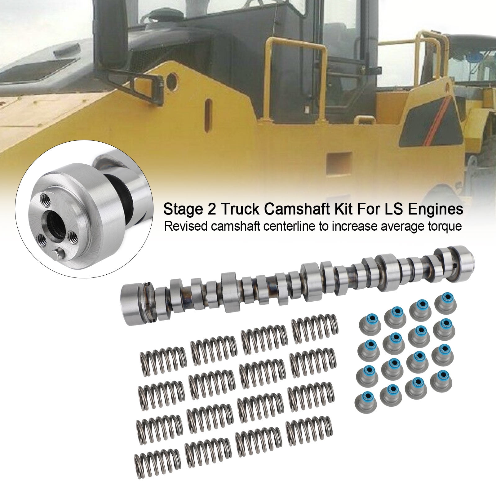 Stage 2 Truck Camshaft Kit For LS Engines Silverado Sierra 4.8 5.3 6.0 ...