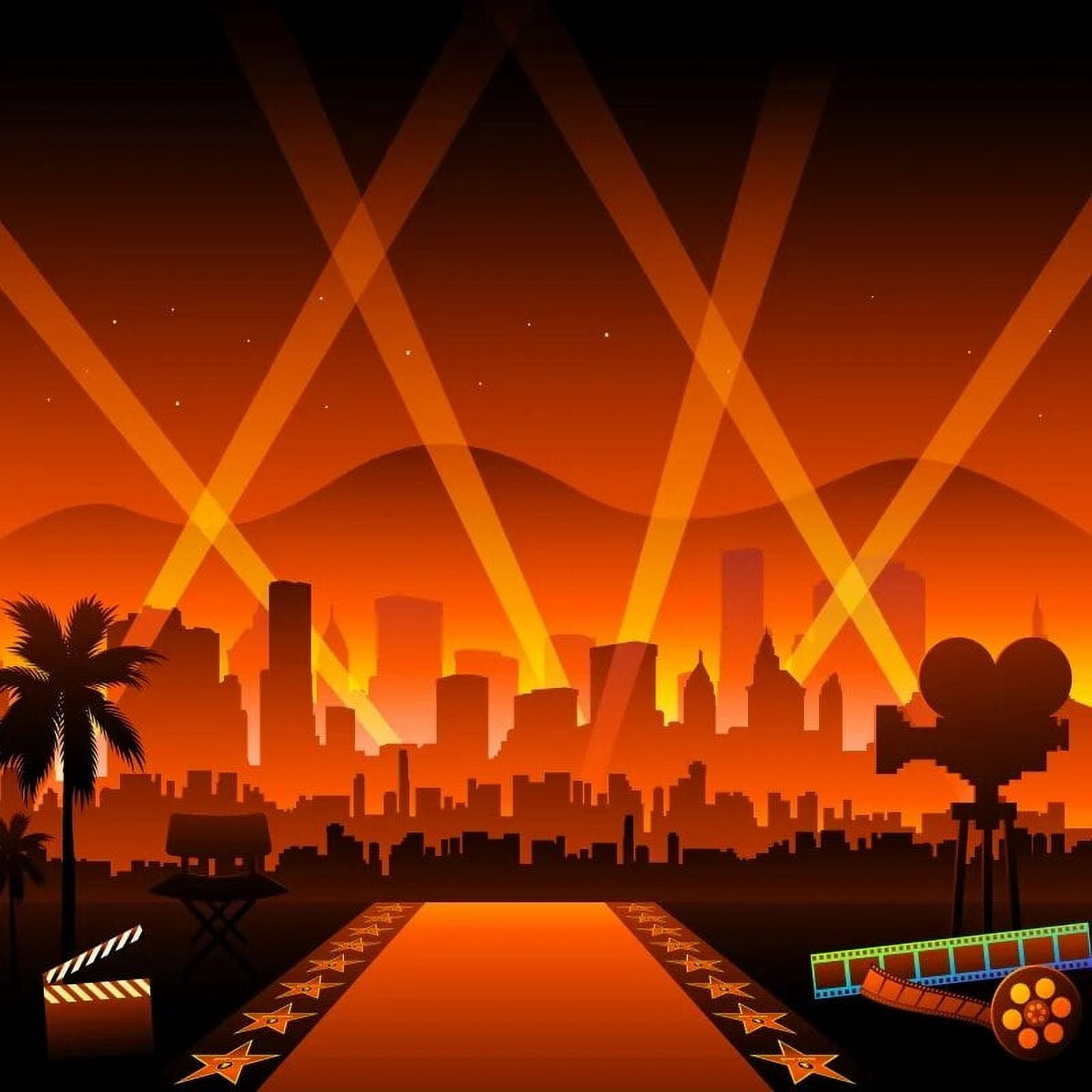 Stage Backdrop Blue Spotlight Shiny Star Floor Play Show Baby Portrait ...