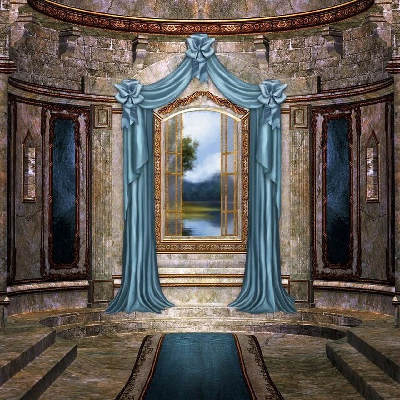 Stage Backdrop Blue Spotlight Shiny Star Floor Play Show Baby Portrait ...