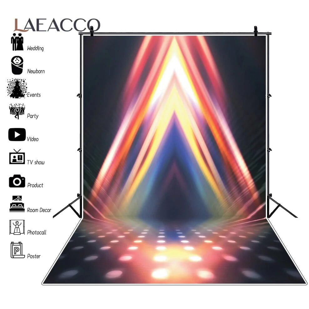 Stage Backgrounds For Photography Shiny Spotlight Dots Fantasy Party ...