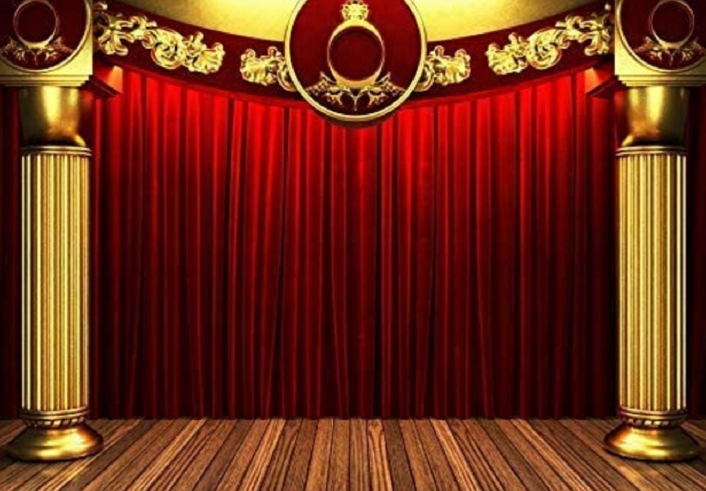 Stage Custom Birthday Backdrop Background Spotlight Photo Golden ration ...