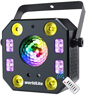 Stage DJ Lights, LED Effect Light 5 in 1 with Magic Ball, LED Par ...