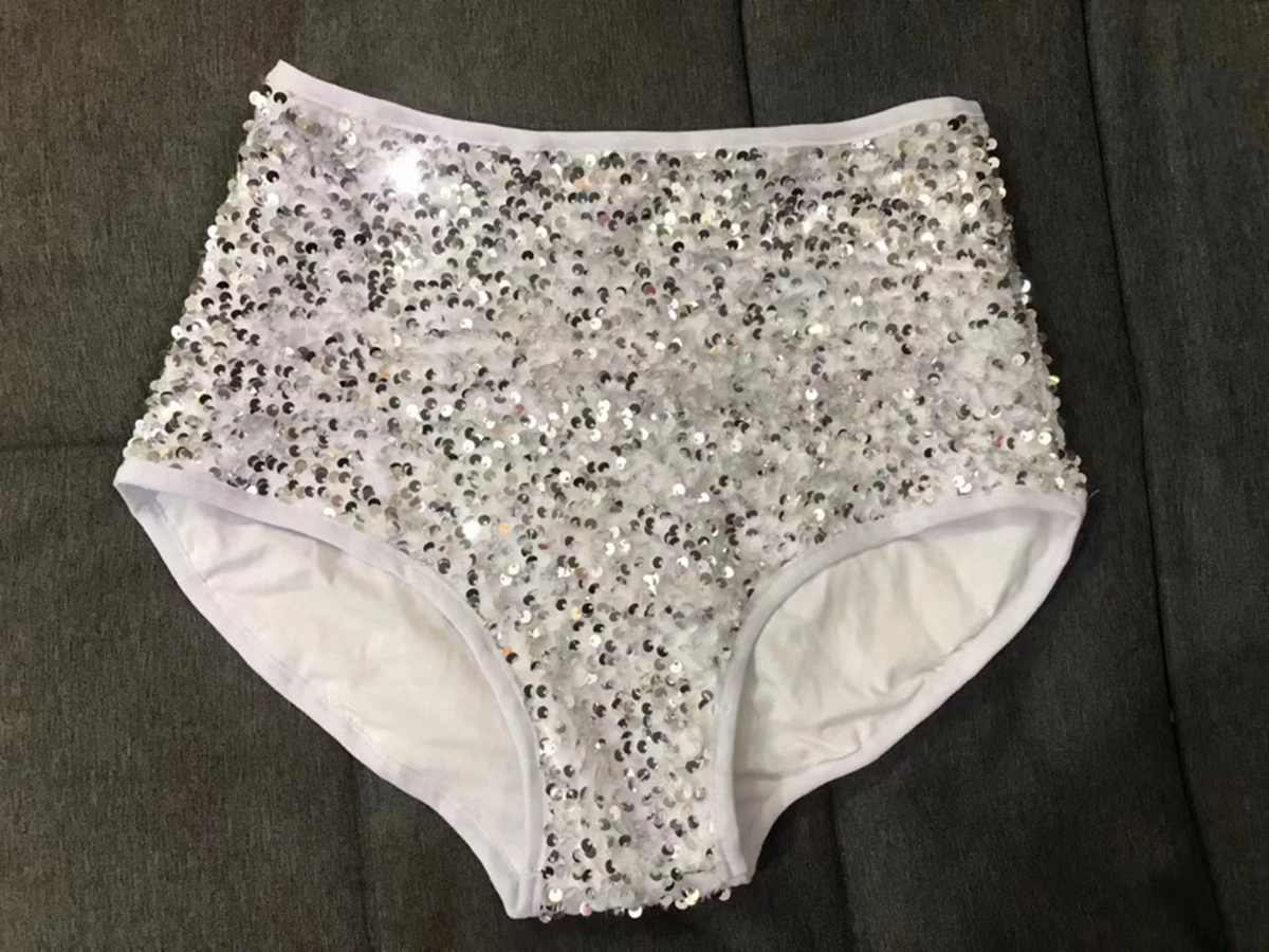 Stage Effect Super Shiny Piece In The Waist Bag Hip Shorts Sex ...