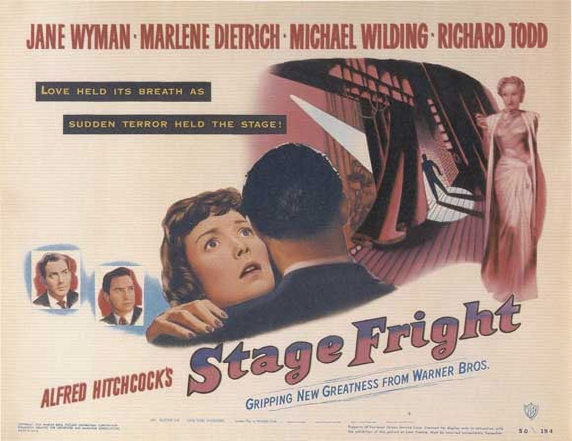 Stage Fright POSTER (22x28) (1950) (Half Sheet Style A) - Walmart.com