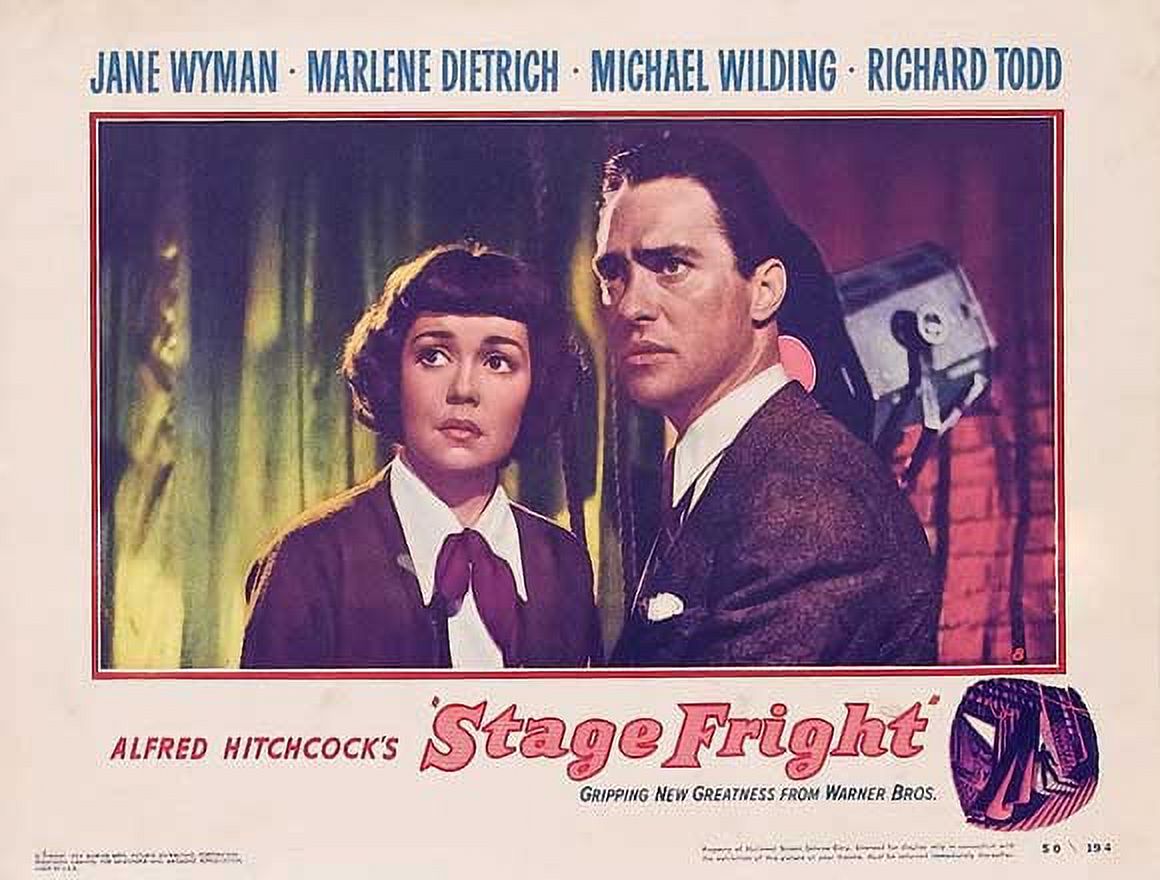 Stage Fright - movie POSTER (Style L) (11" x 14") (1950) - Walmart.com