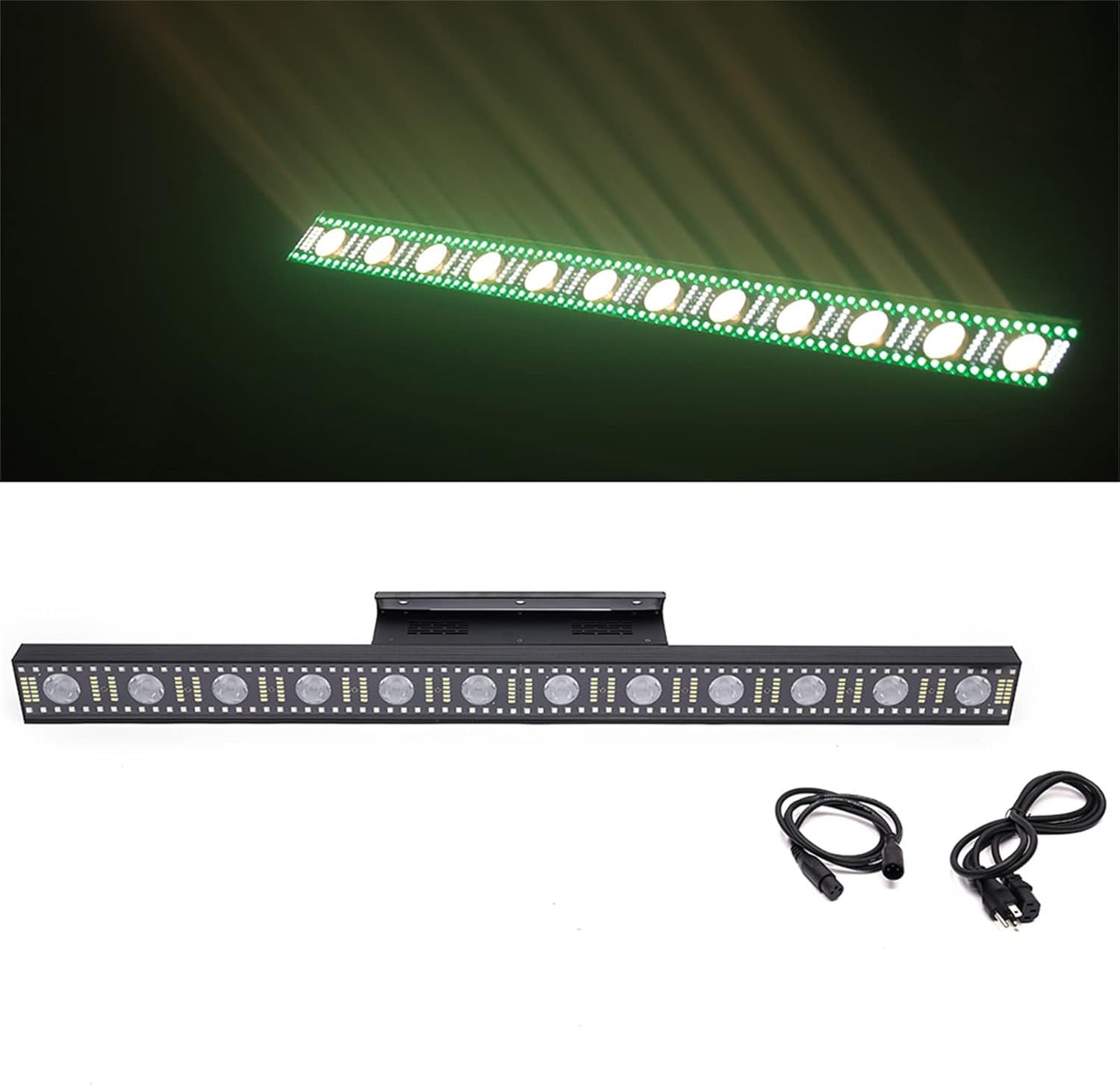 Stage Light Bar 40" 120W 12 LED 3 in 1 RGB Stage DJ Light Bar Wall Wash ...