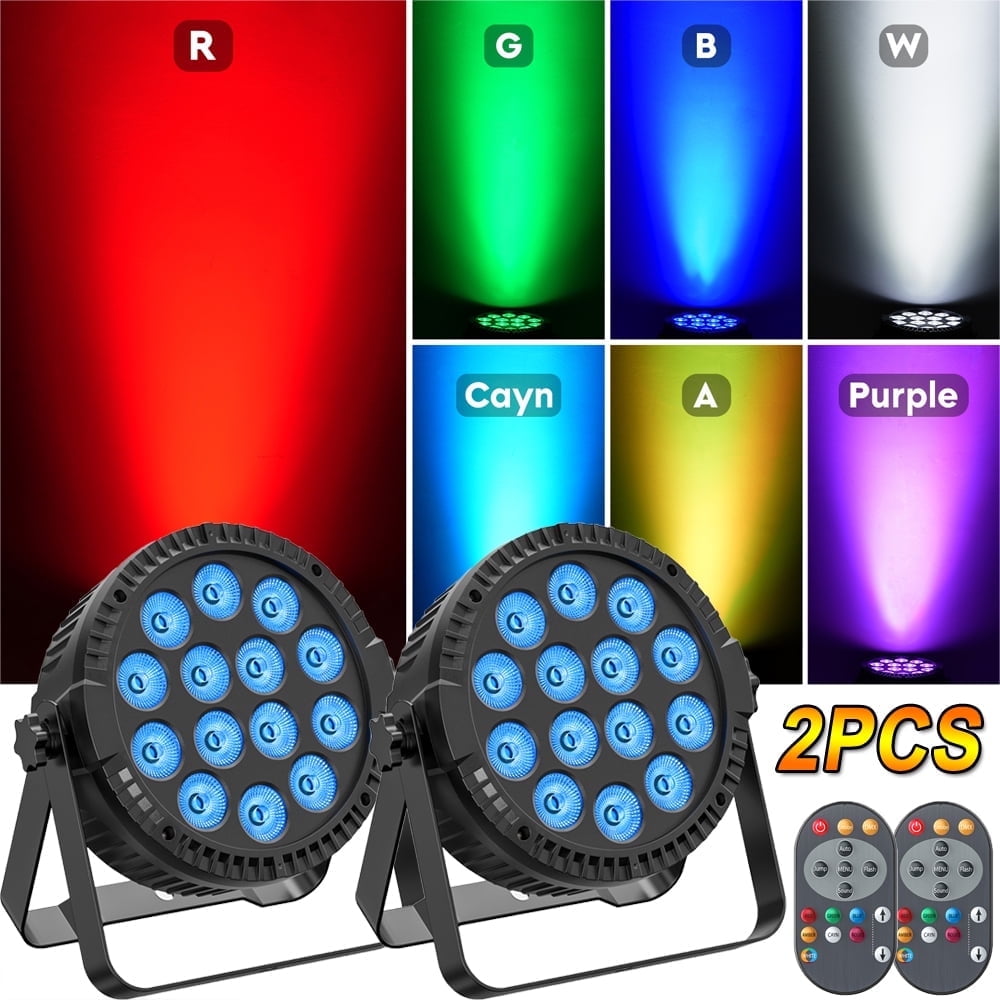 Stage Lights 14 DJ LED Par Light 4 in 1 RGBW Party Lighting for Disco ...