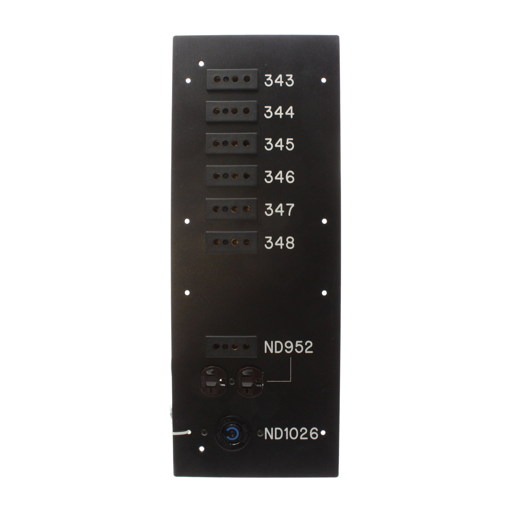 Stage Power Panel, (7) Female Bates, (1) L5-20R, (1) 20A / 250V ...